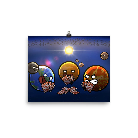 Poker PlanetBalls Poster – Solar Balls